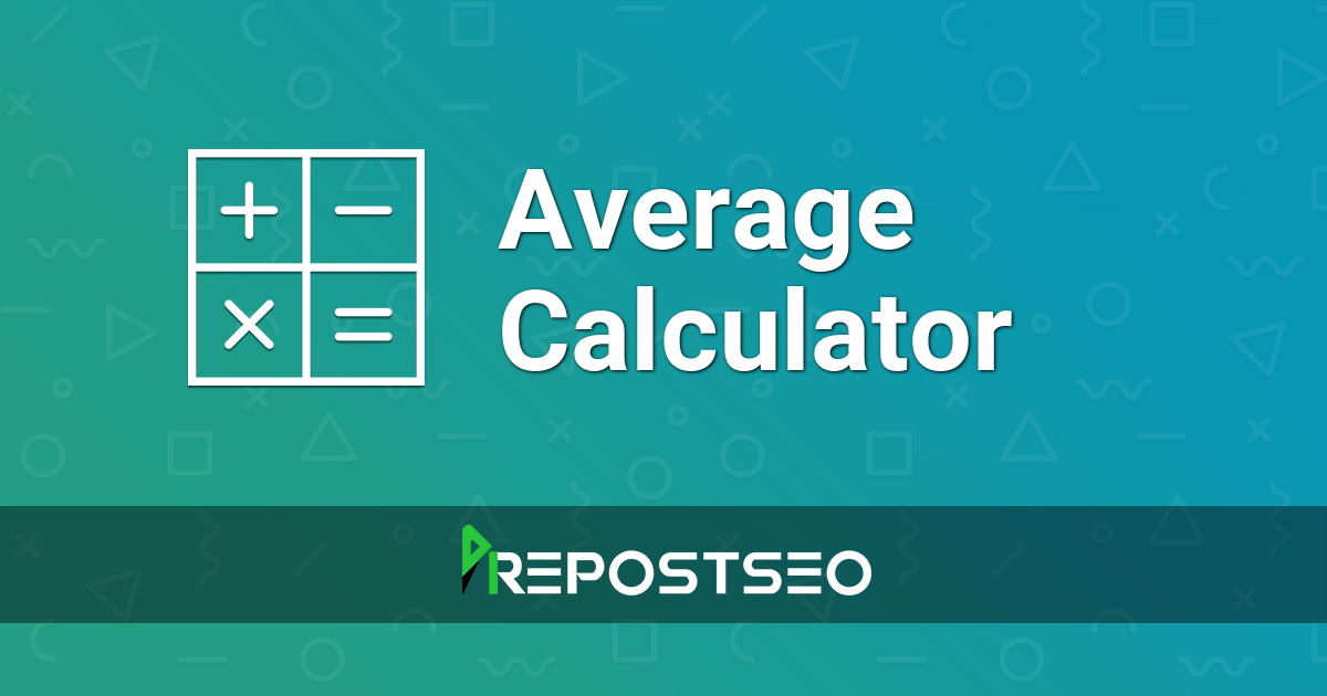 Average Calculator Find The Average