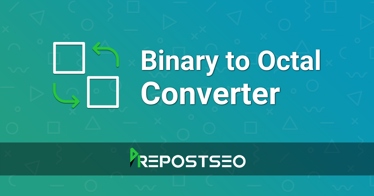 Binary to Octal Converter