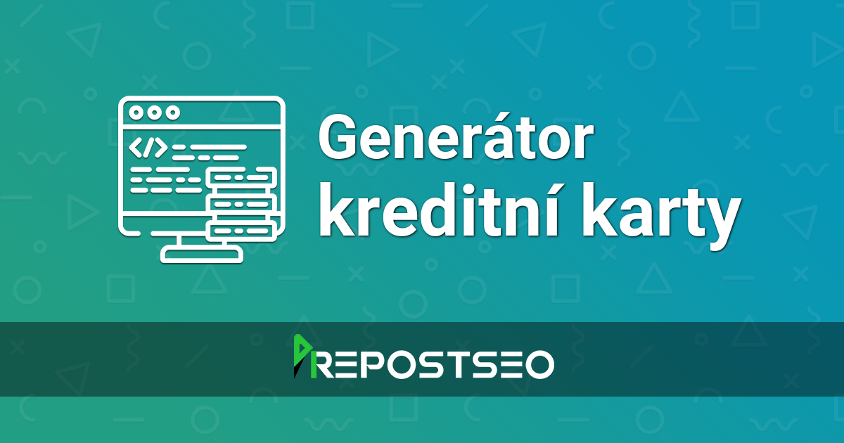 Generátor kreditní karty