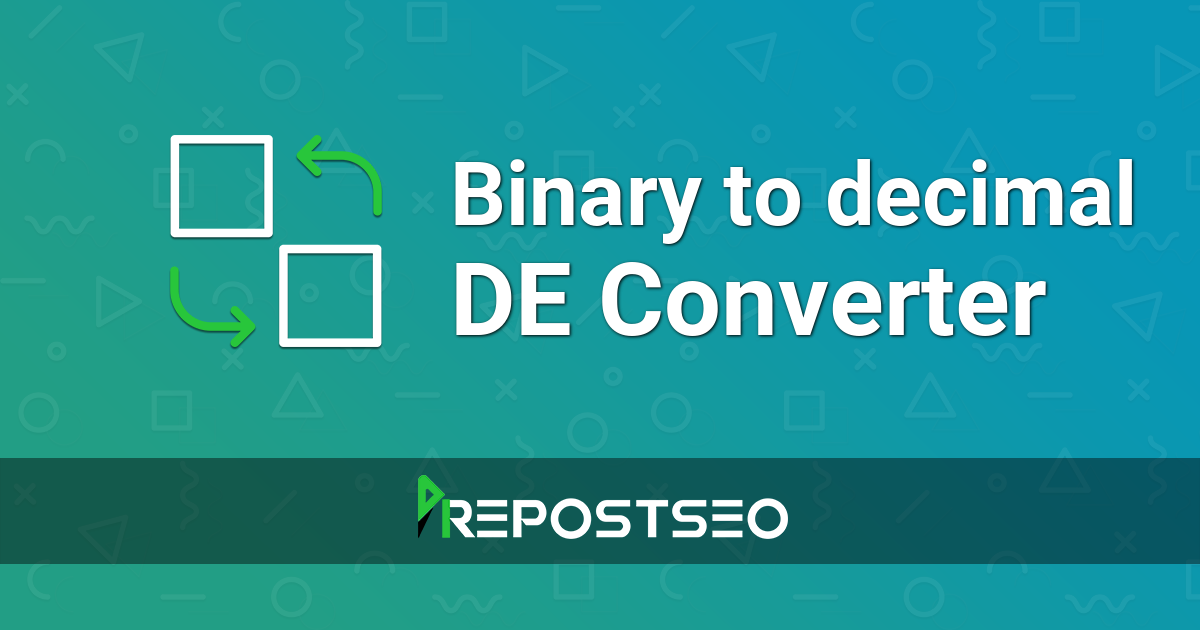 Binär in dezimal - binär umrechner / binär zu dezimal