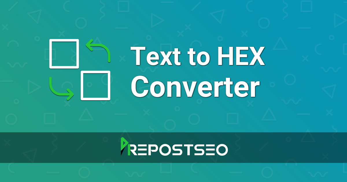 Text To HEX Converter